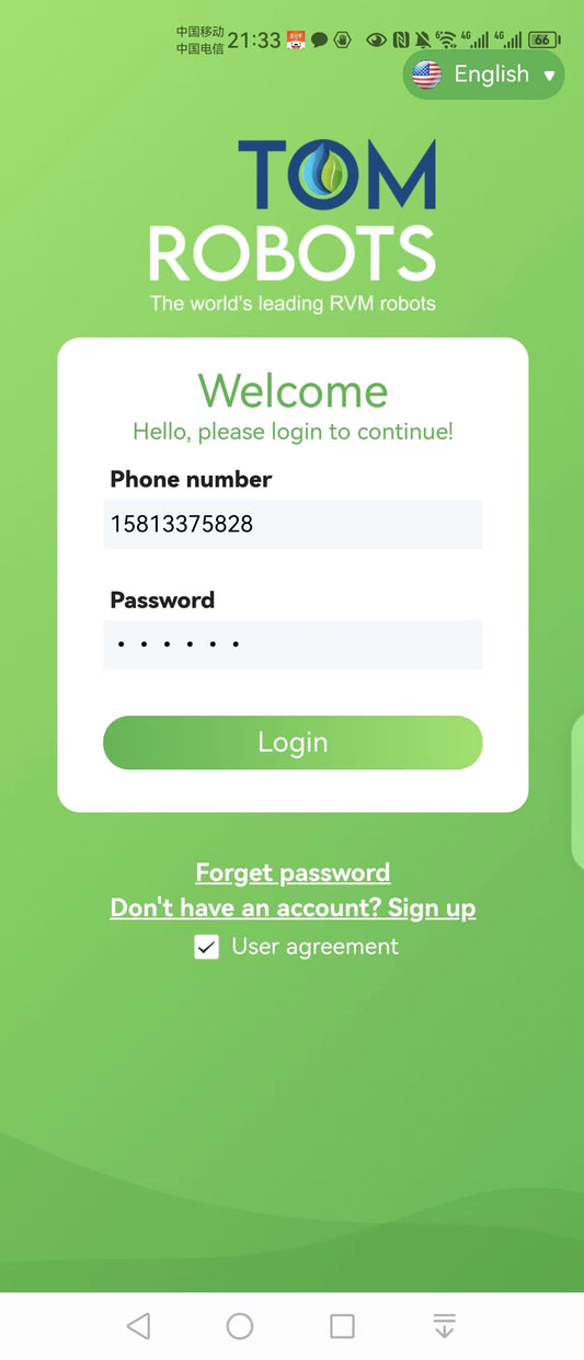 Tom Robots App & API for Smart Recycling Systems